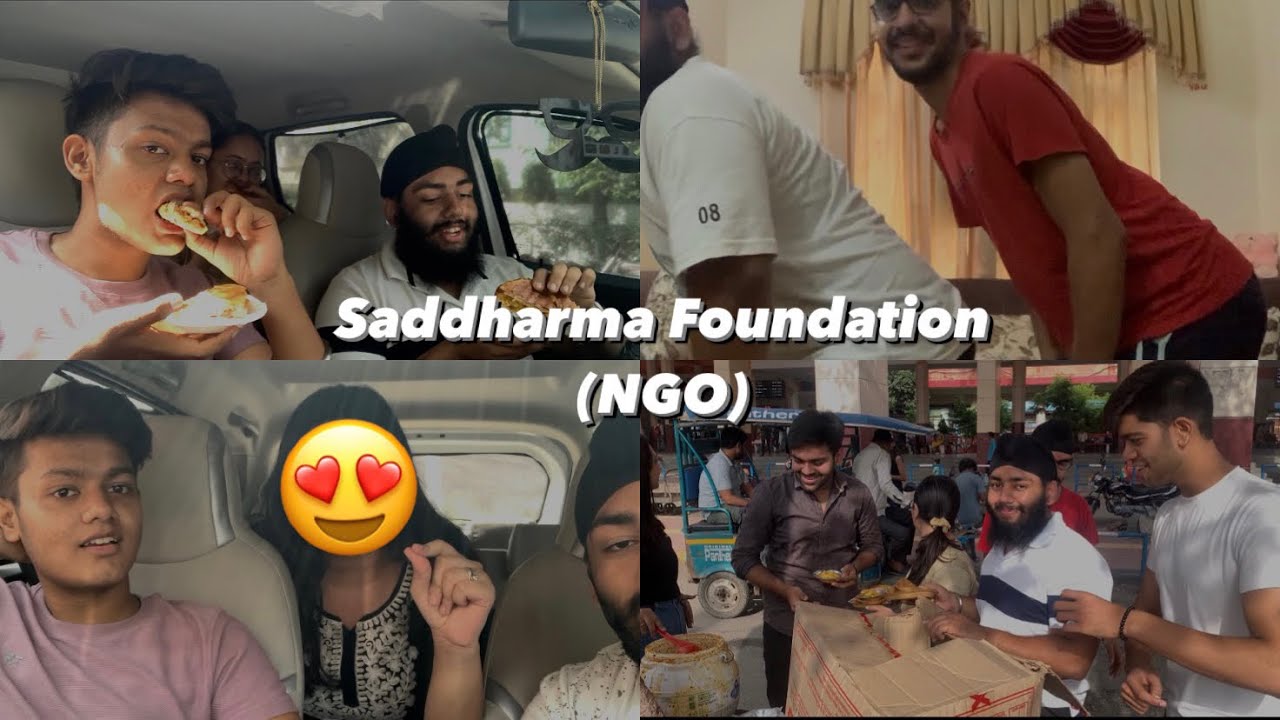 Vlog-8 | Saddharma Foundation (NGO) ️| Met Our Friend (5”11) After A ...