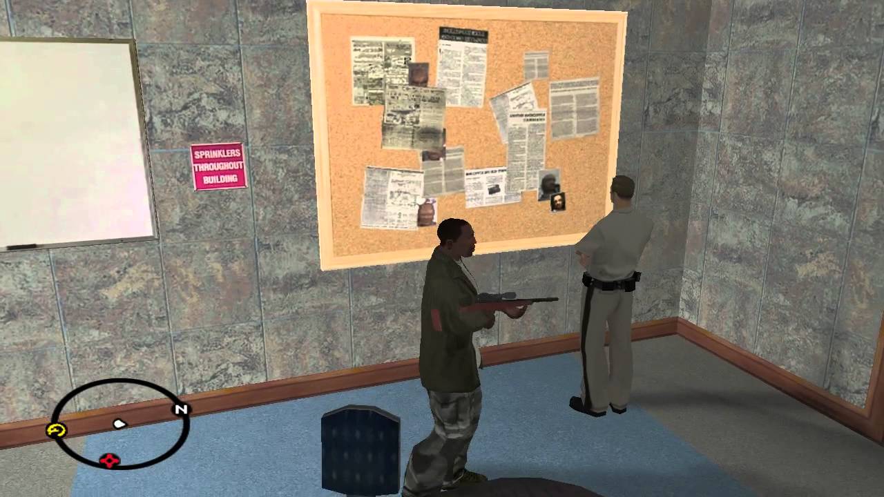 GTA San Andreas : Wanted Posters - YouTube