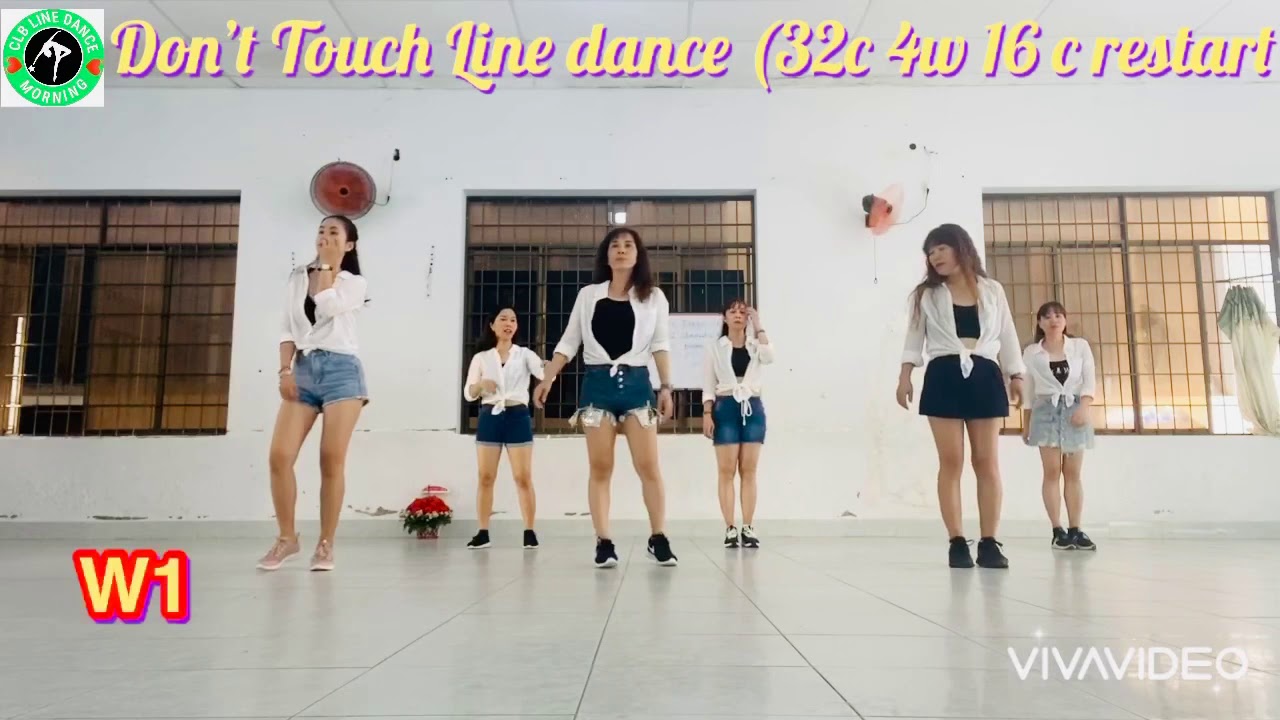 #thuylinedance Don’t Touch line dance - YouTube