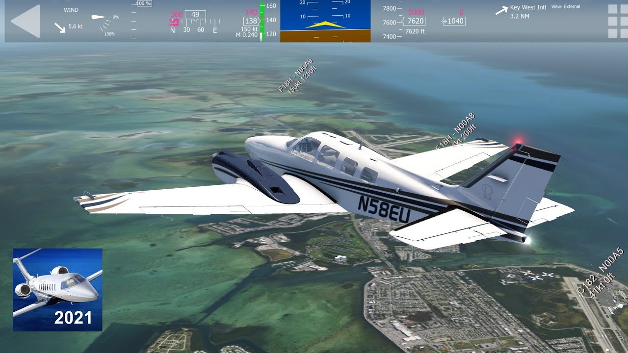 Aerofly FS 2021 Android | Cold and Dark | Take-off - Landing | Miami ...