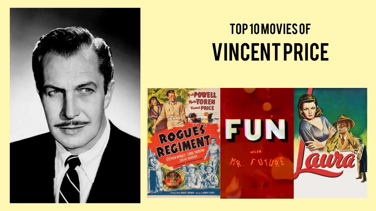 Vincent Price Top 10 Movies of Vincent Price| Best 10 Movies of Vincent ...