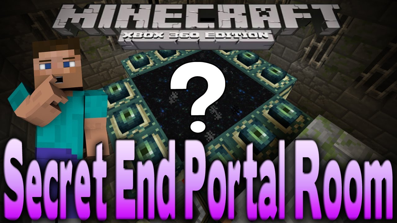 Minecraft Xbox - SECRET END PORTAL ROOM Glitch (How-To / Tutorial ...
