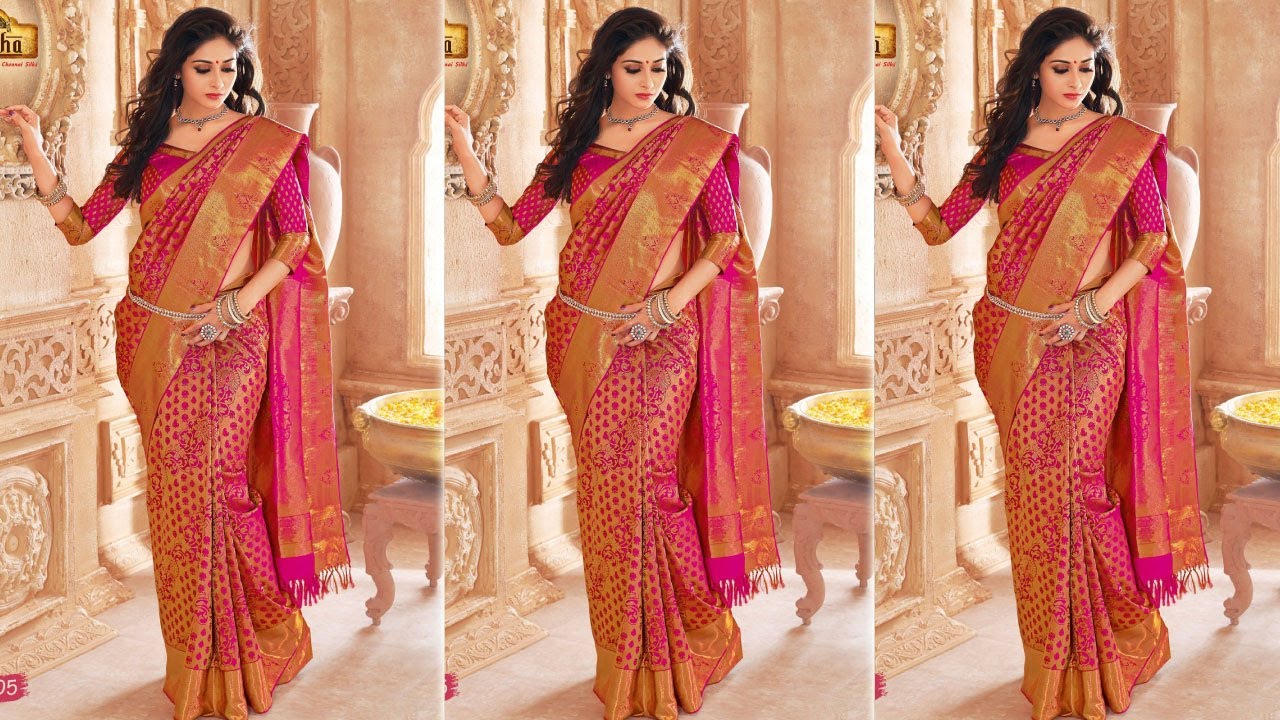 Exclusive Puja Saree Collection Idea Surovi's World - YouTube
