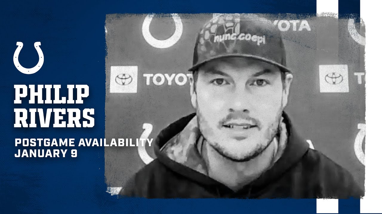 Philip Rivers Postgame Press Conference: Colts at Bills - YouTube