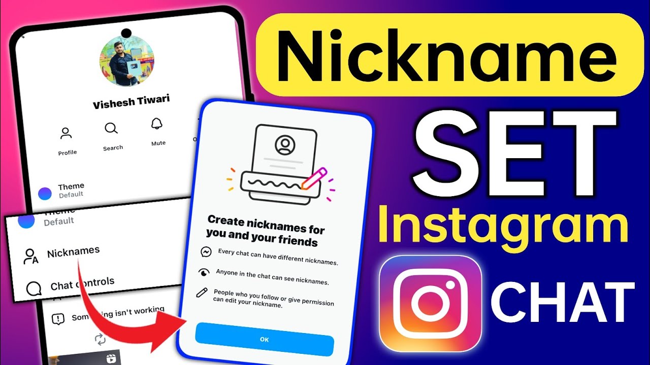 How To Set Nickname In Instagram Chat | Add Your Nickname On Instagram ...