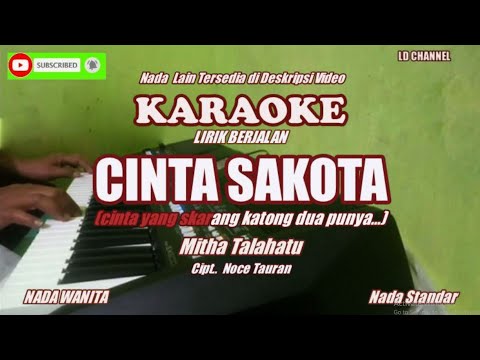 Mitha Talahatu||Cinta Sakota - Karaoke Lirik - YouTube
