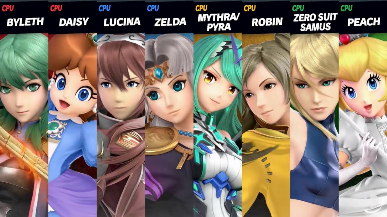 Super Smash Bros. Ultimate - Girls team battle on Easter ️🐇🥚 - YouTube