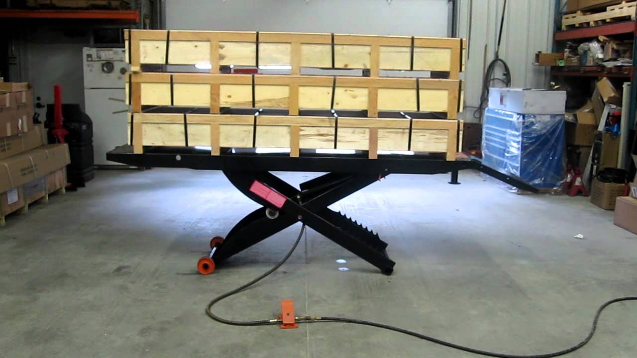 PRO 1200 MOTORCYCLE LIFT DEMONSTRATION LIFTING 1,500 lbs! - YouTube