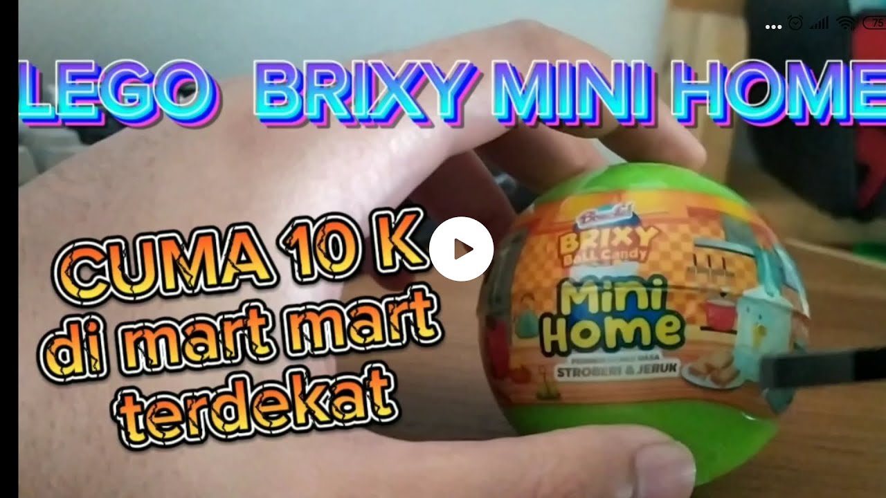 BONGKAR TELUR LEGO DARI BRIXY BALL CANDY - YouTube
