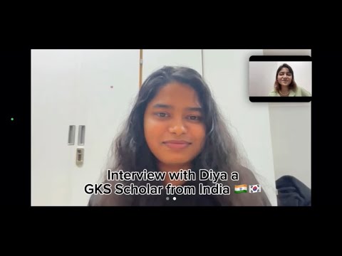 Interview with Divya A GKS scholar from India 🇮🇳🇰🇷 | Indian in Korea | Study in Korea - YouTube