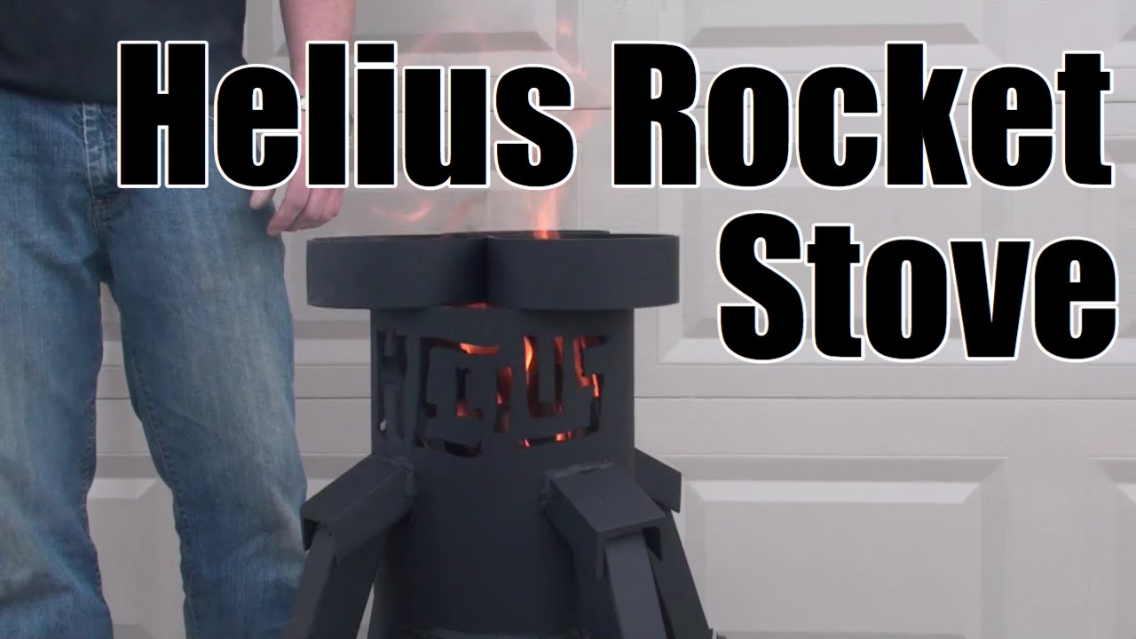Helius Rocket Stove from Titan Ready USA - YouTube