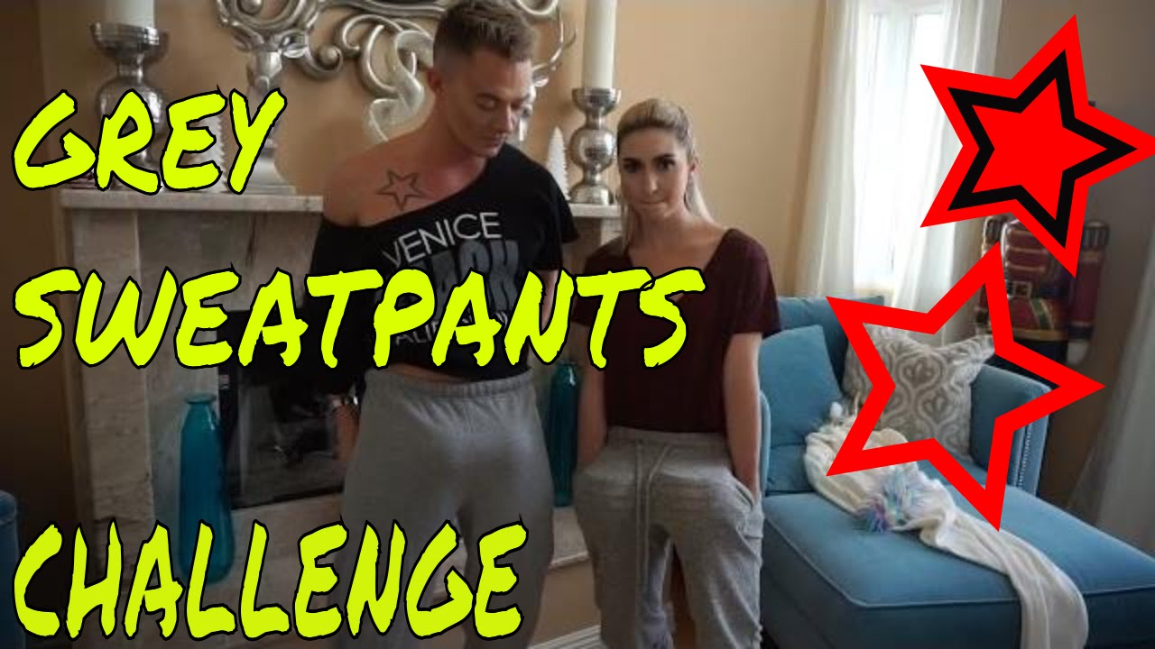 GREY SWEATPANTS CHALLENGE - YouTube