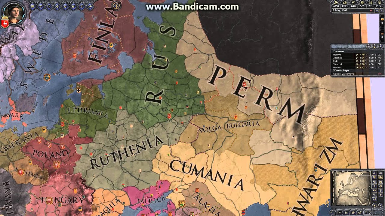 How do I form the kingdom of Rus in Crusader Kings 2 - YouTube