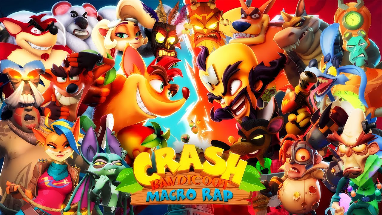 CRASH BANDICOOT: TEAM RUMBLE (Macro Rap) | Todos los personajes | Ykato ...