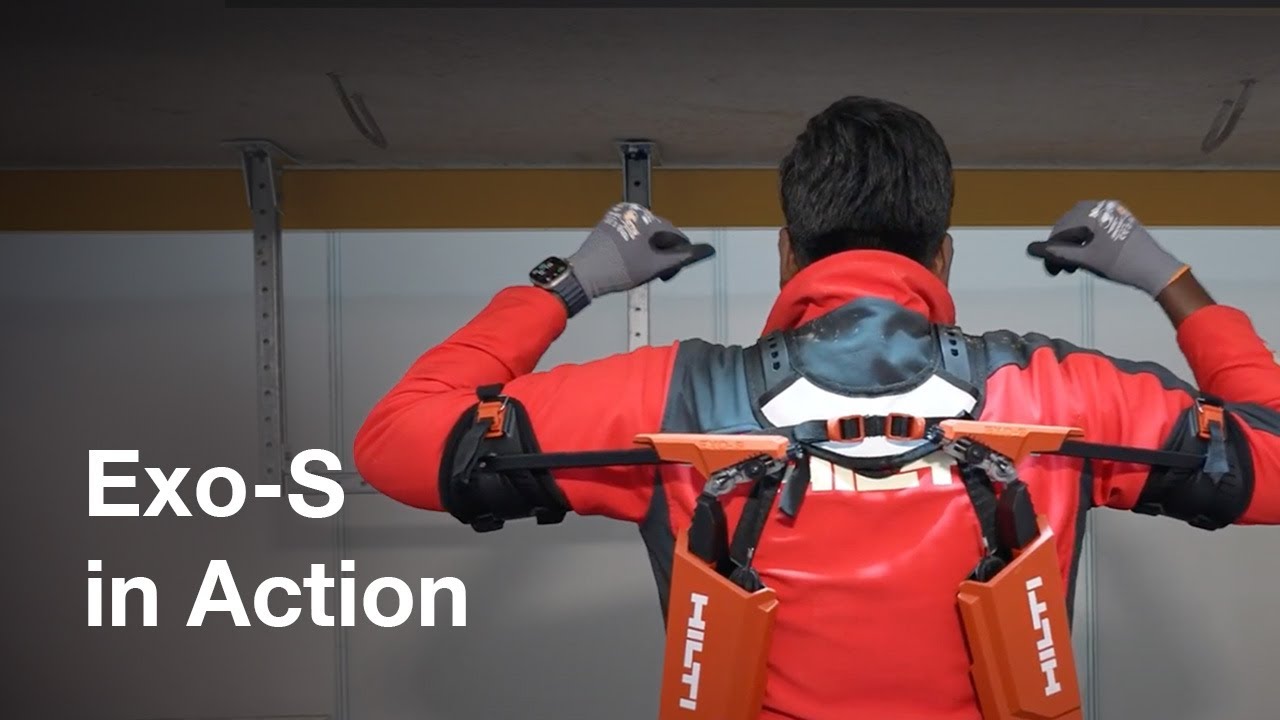 Hilti Exo-S | Reduce Stress on Neck, Shoulder & Elbows in Overhead ...