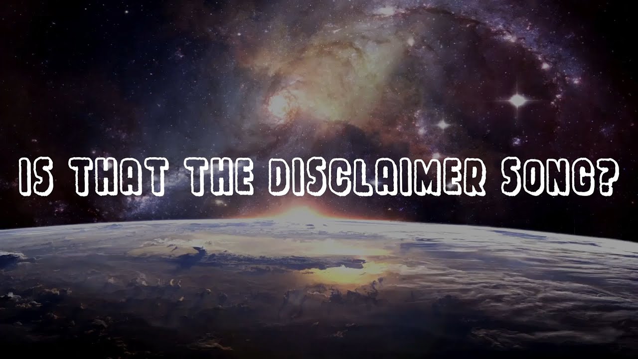 Disclaimer Song Lyrics - YouTube