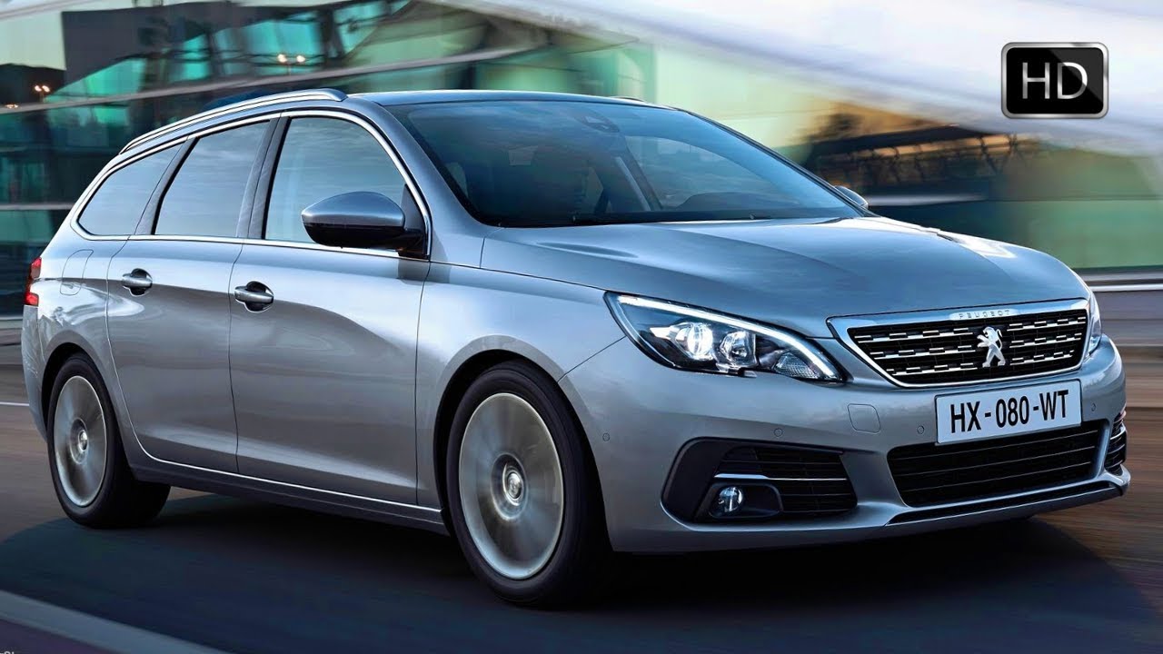 2018 Peugeot 308 SW Allure Wagon Facelift Driving Footage HD - YouTube