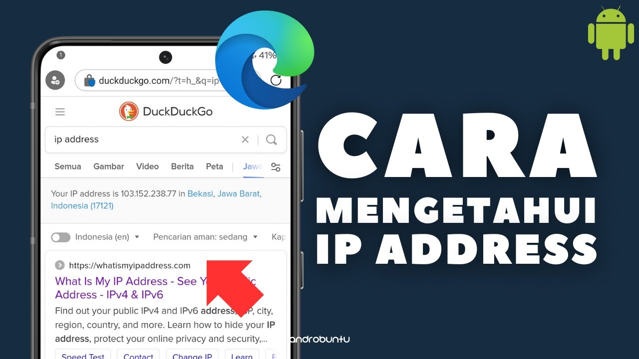 Cara Mengetahui IP Address di Microsoft Edge - YouTube
