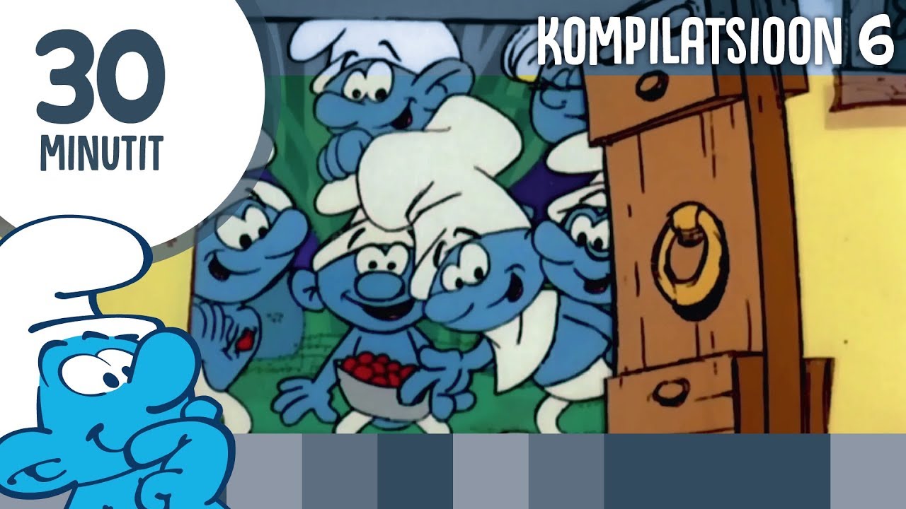 30 minutit smurfe • Kompilatsioon 6 • Smurfid - YouTube