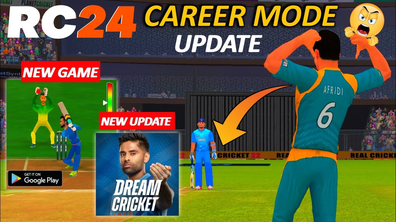Rc24 Big Update: Career Mode | Cricket King | Dream cricket 24 New ...