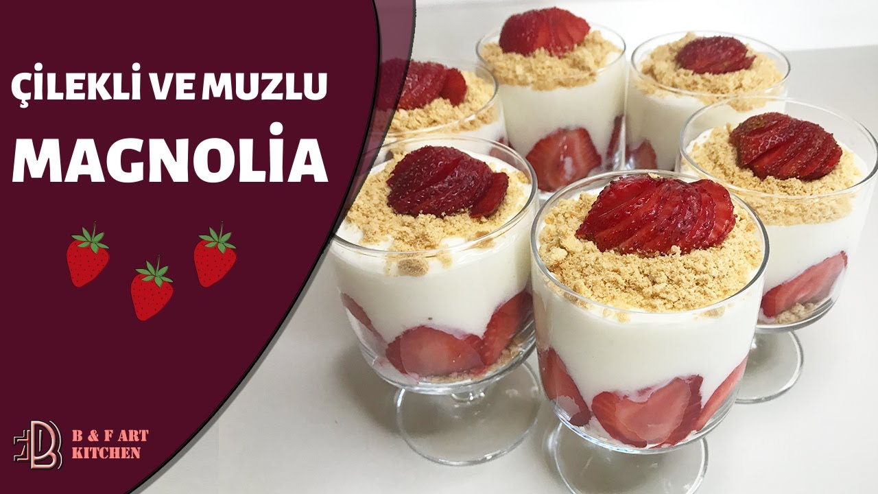 MAGNOLİA TARİFİ-EVDE EN PRATİK MAGNOLYA TATLISI NASIL YAPILIR-TATLI ...