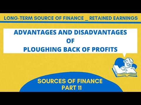 Advantages and Disadvantages of Ploughing Back Of Profits - YouTube