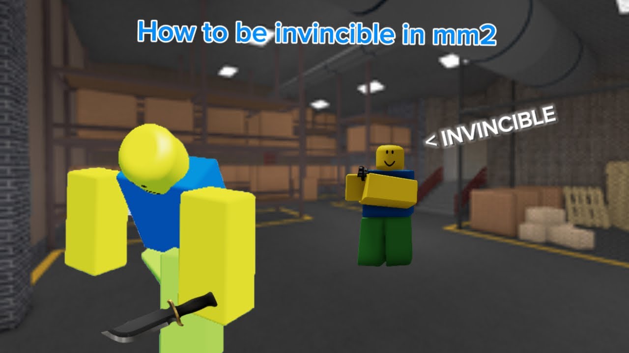 How to be invincible in mm2 [Tutorial for mobile] - YouTube