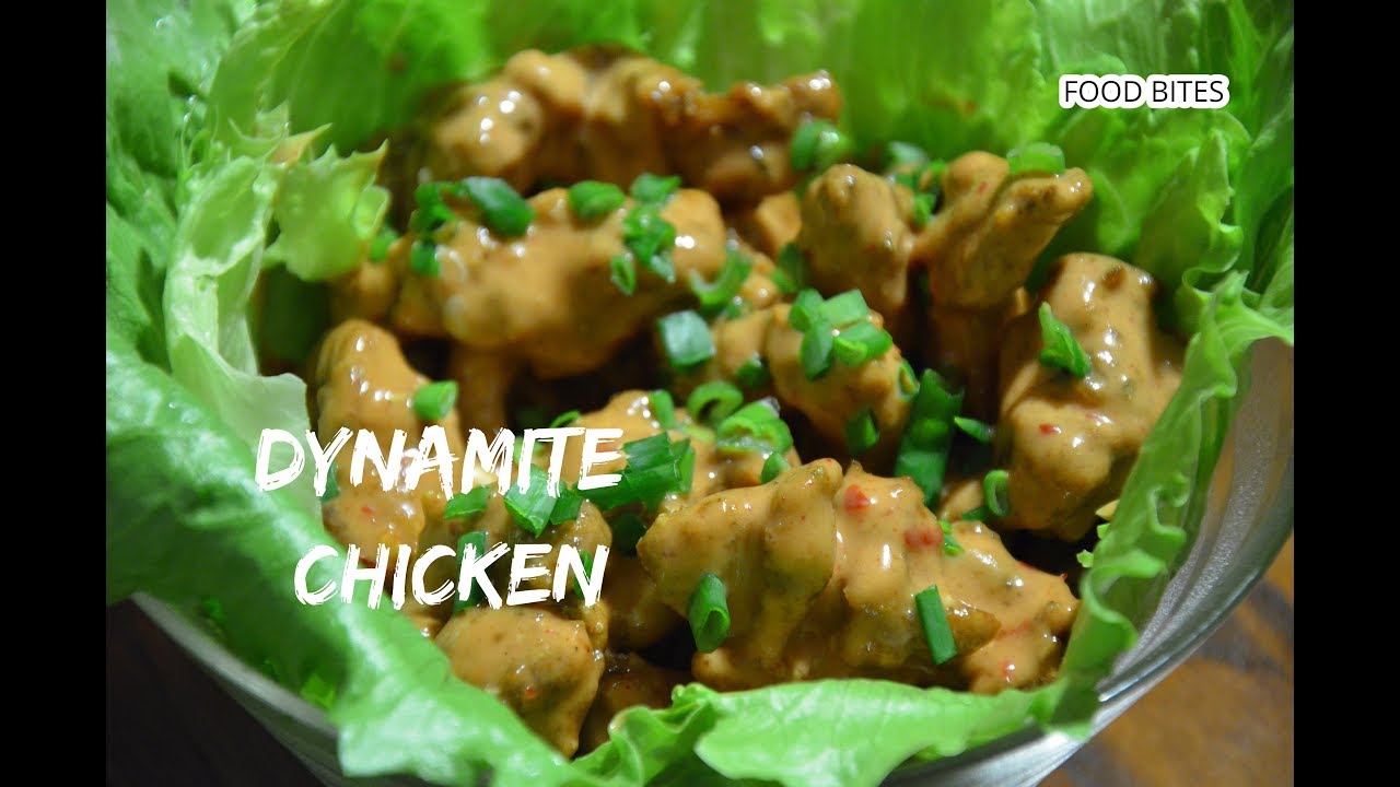 Dynamite Chicken| Appetizer \fusion dish I recipe by FOOD BITES - YouTube