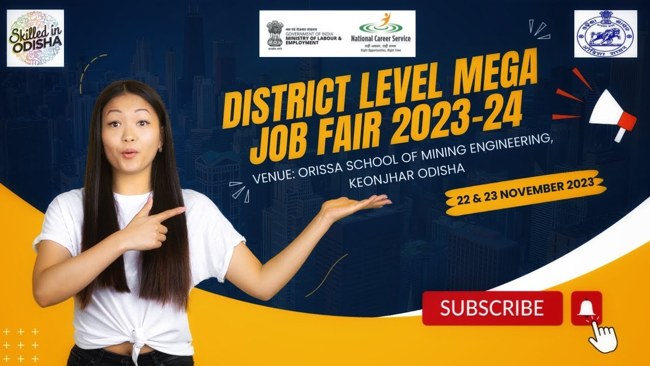 District Level Mega Job Fair 2023 | Keonjhar, Odisha - YouTube