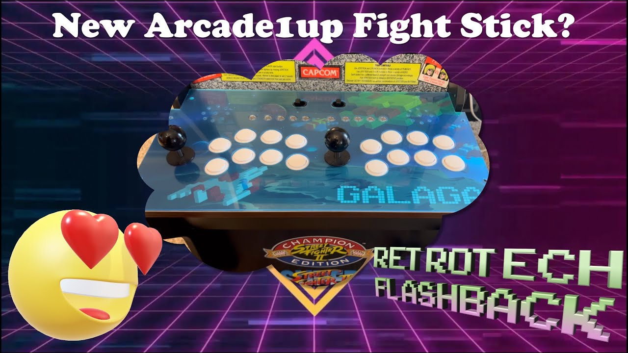 New Arcade Fight Stick for Arcade1up cabinets? #retrogaming #arcade1up ...