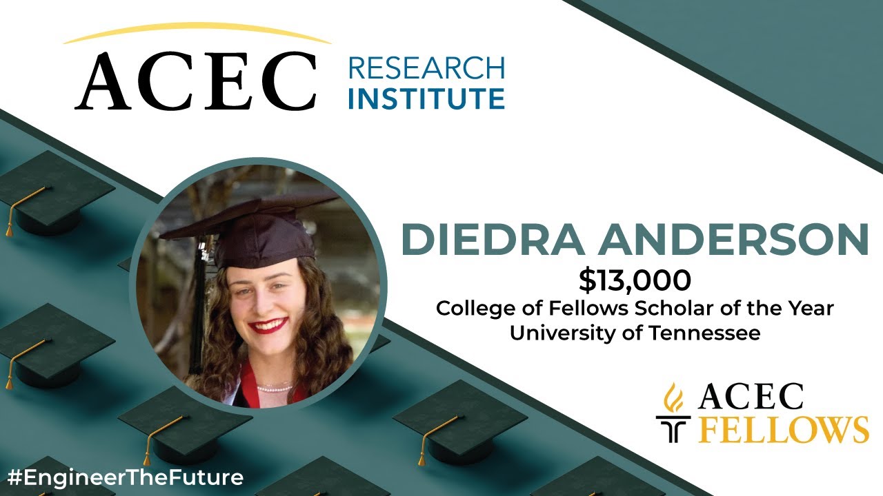 Deidre Anderson - The ACEC College of Fellows Scholar of the Year - YouTube