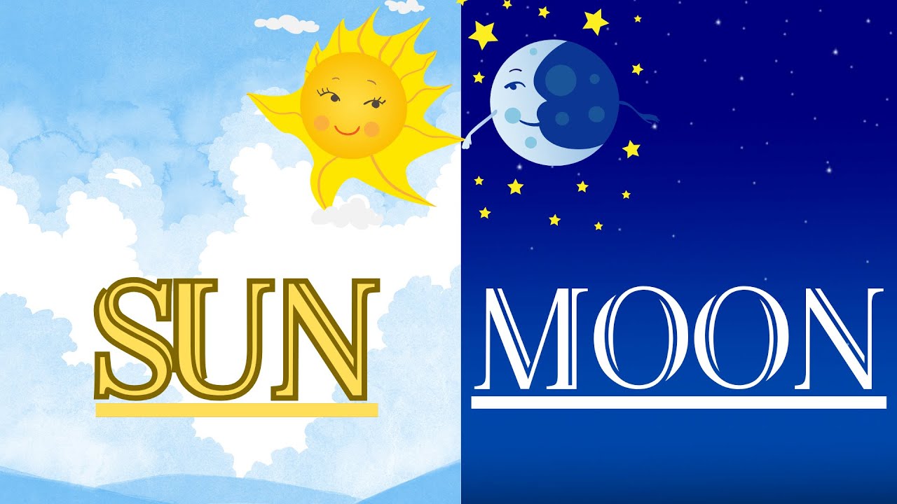 🌞🌜Sun & Moon - Nursery Rhyme #kids #nurseryrhymes #TinyBee #SunMoonSong ...