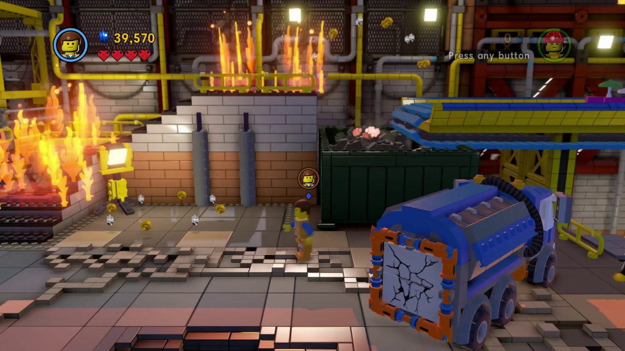 The Lego Movie Video Game - Walkthrough 14 - Back from Reality - YouTube