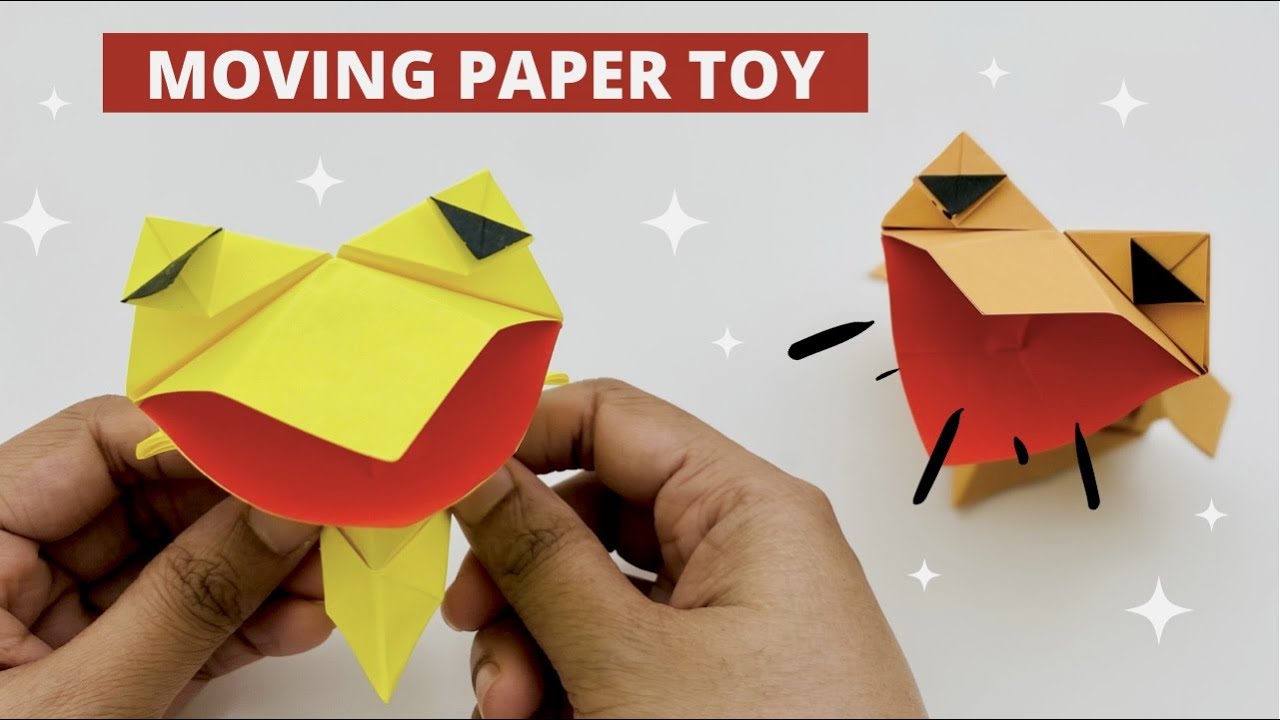 How To Make Easy Moving Paper Toy For Kids / Nursery Craft Ideas ...