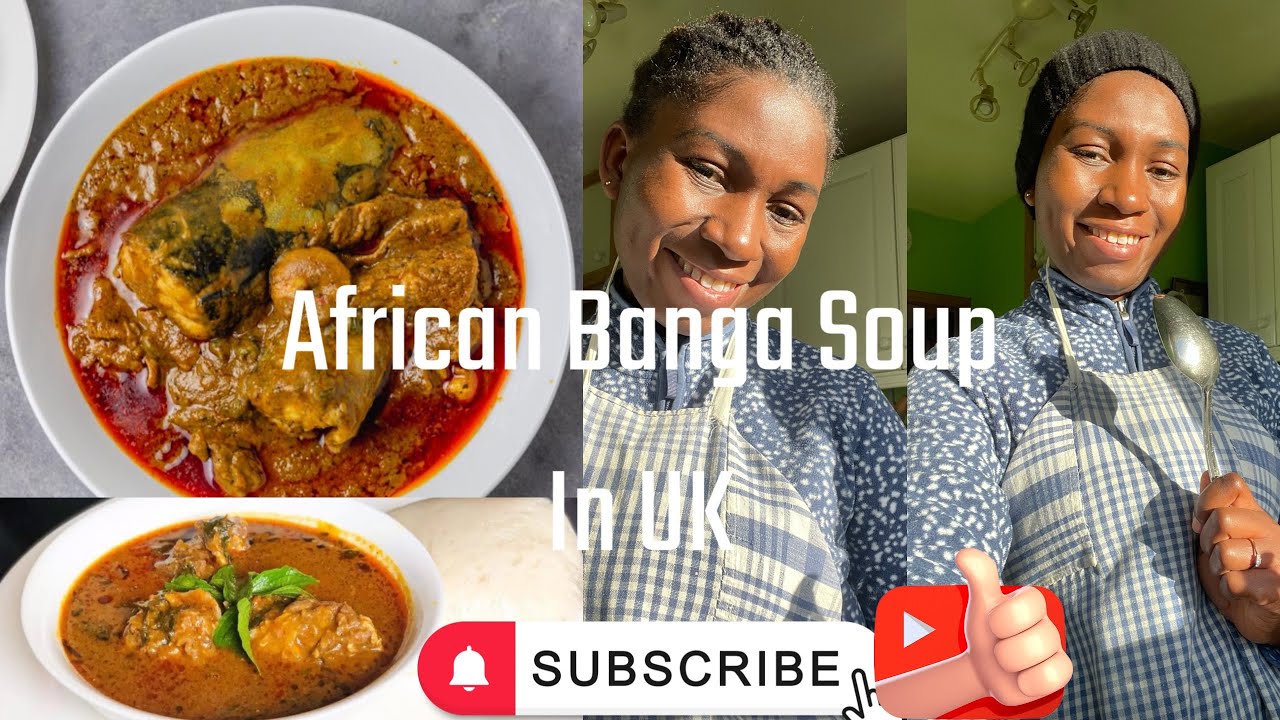 Cooking African Banga Soup in UK #food #viral #subscribe - YouTube