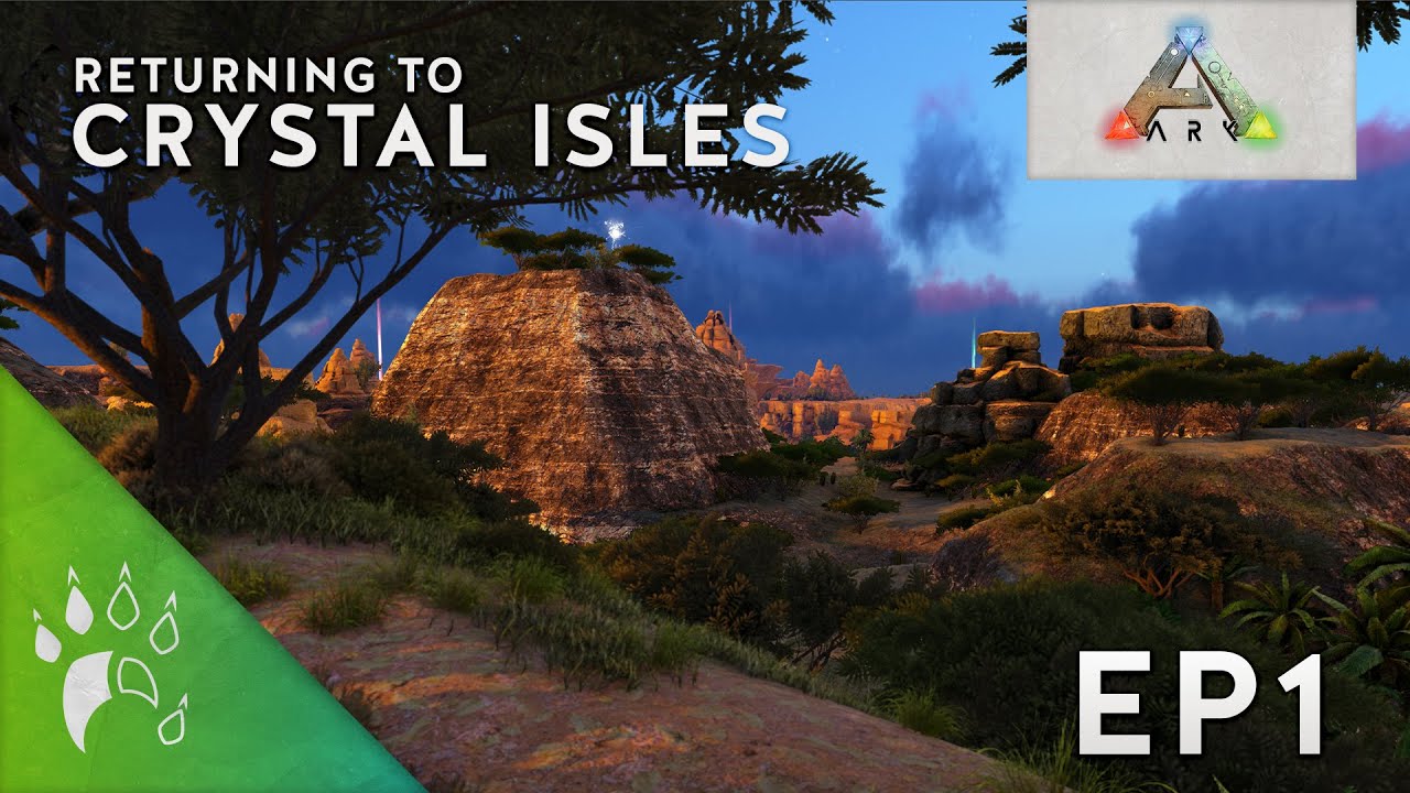 Returning Home to Crystal Isles [ARK: Crystal Isles DLC | Ep.1] - YouTube