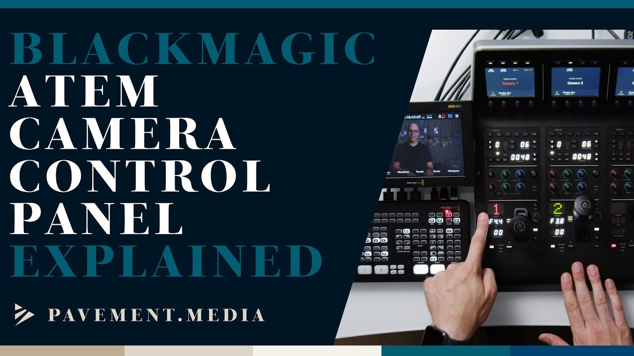 ATEM camera panel - Live Video Production Equipment (Lesson Preview ...