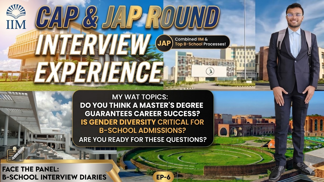 IIM CAP Round | IIM Udaipur | IIM Trichy | IIM Raipur | IIM Ranchi ...