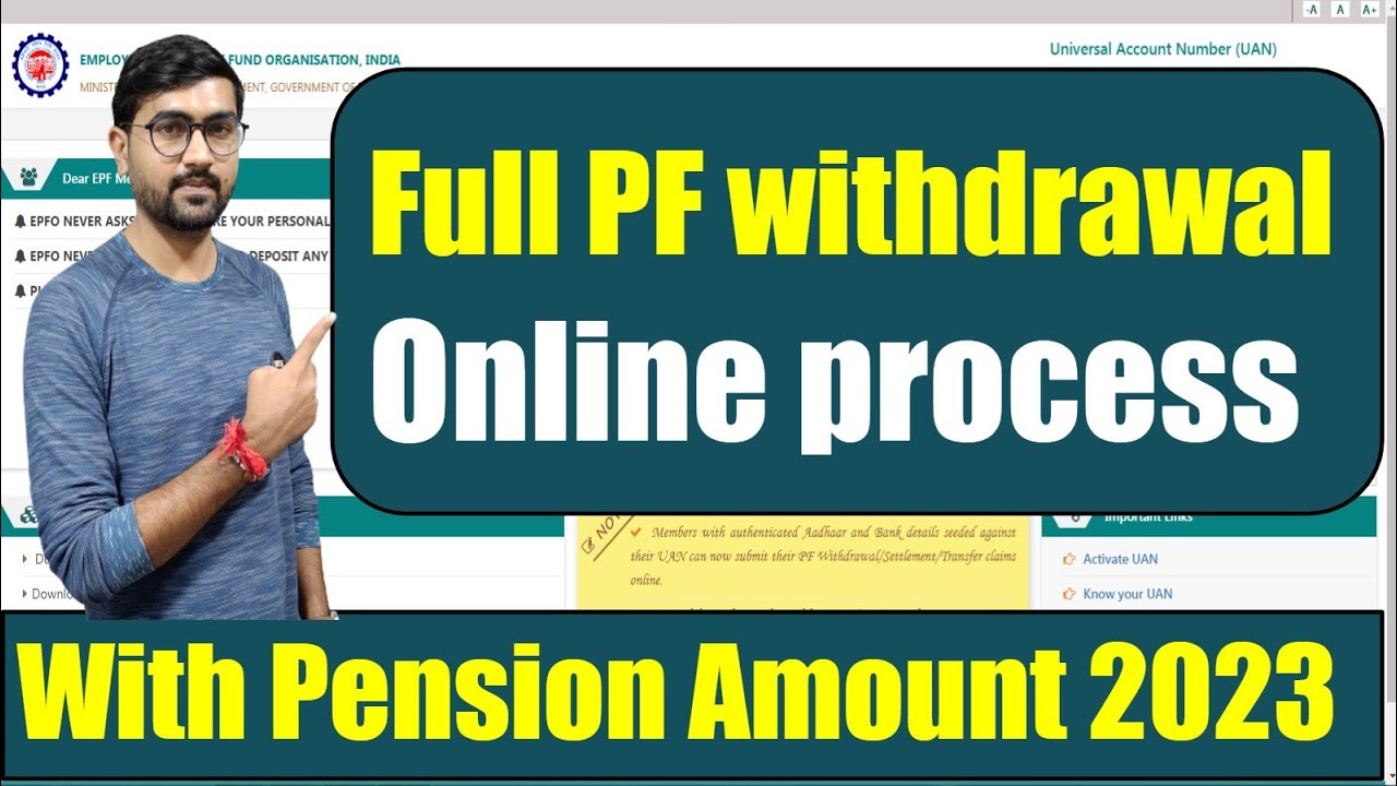 Full PF withdrawal process online 2023 | How to withdraw PF online | PF ...