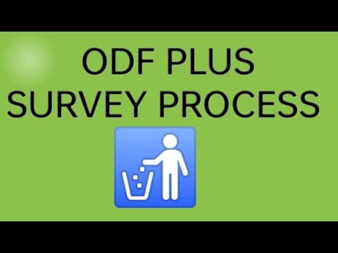 ODF PLUS SURVEY PROCESS - YouTube