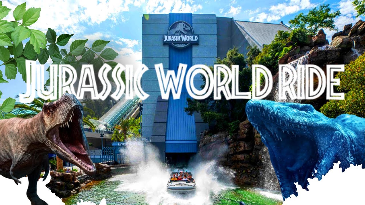 Jurassic World Ride Universal Studios Hollywood in 4K Los angeles,CA ...