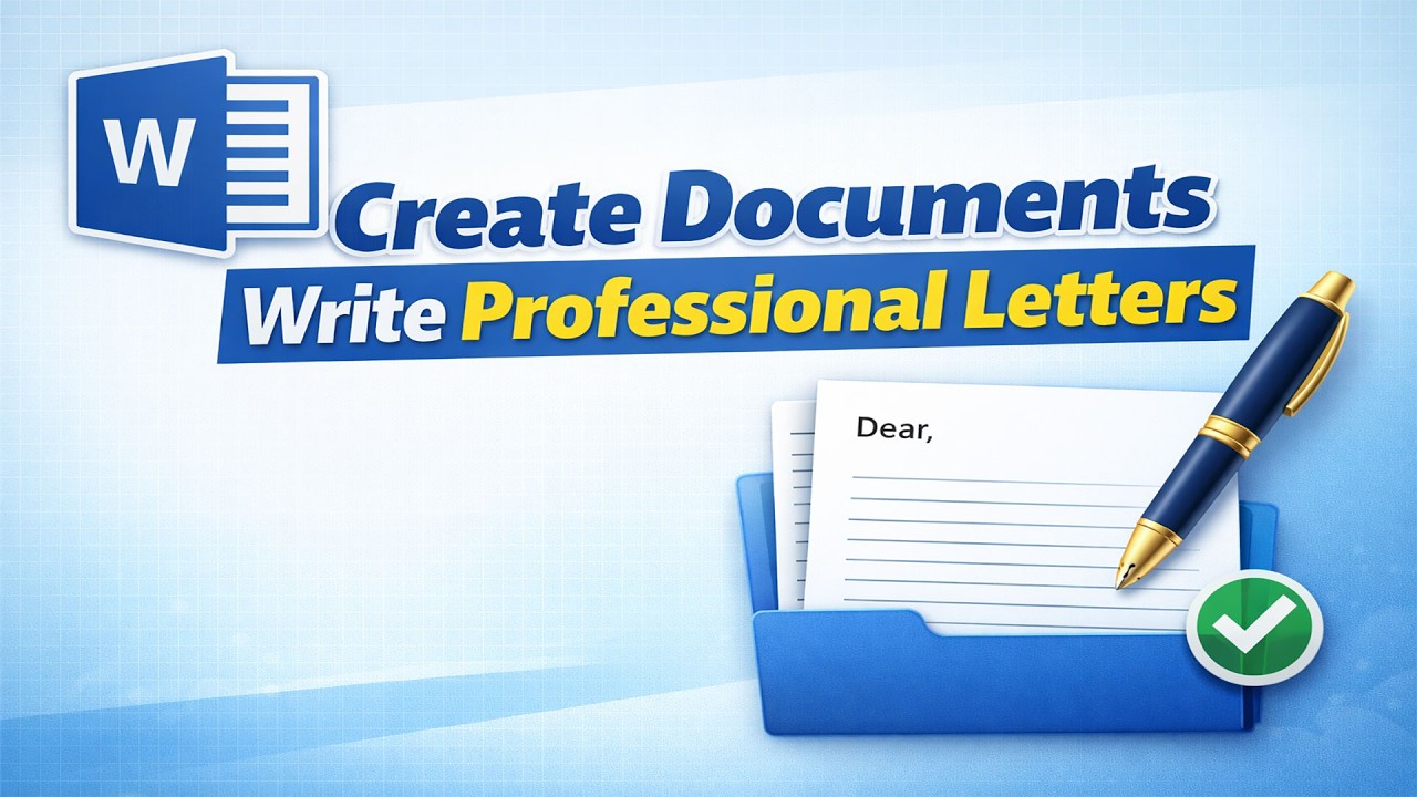How To Write A Letter In Microsoft Word Urdu | Lecture No. 03 ...
