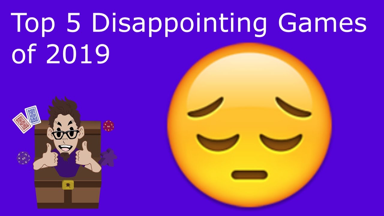 Top 5 Disappointing Games of 2019 - YouTube