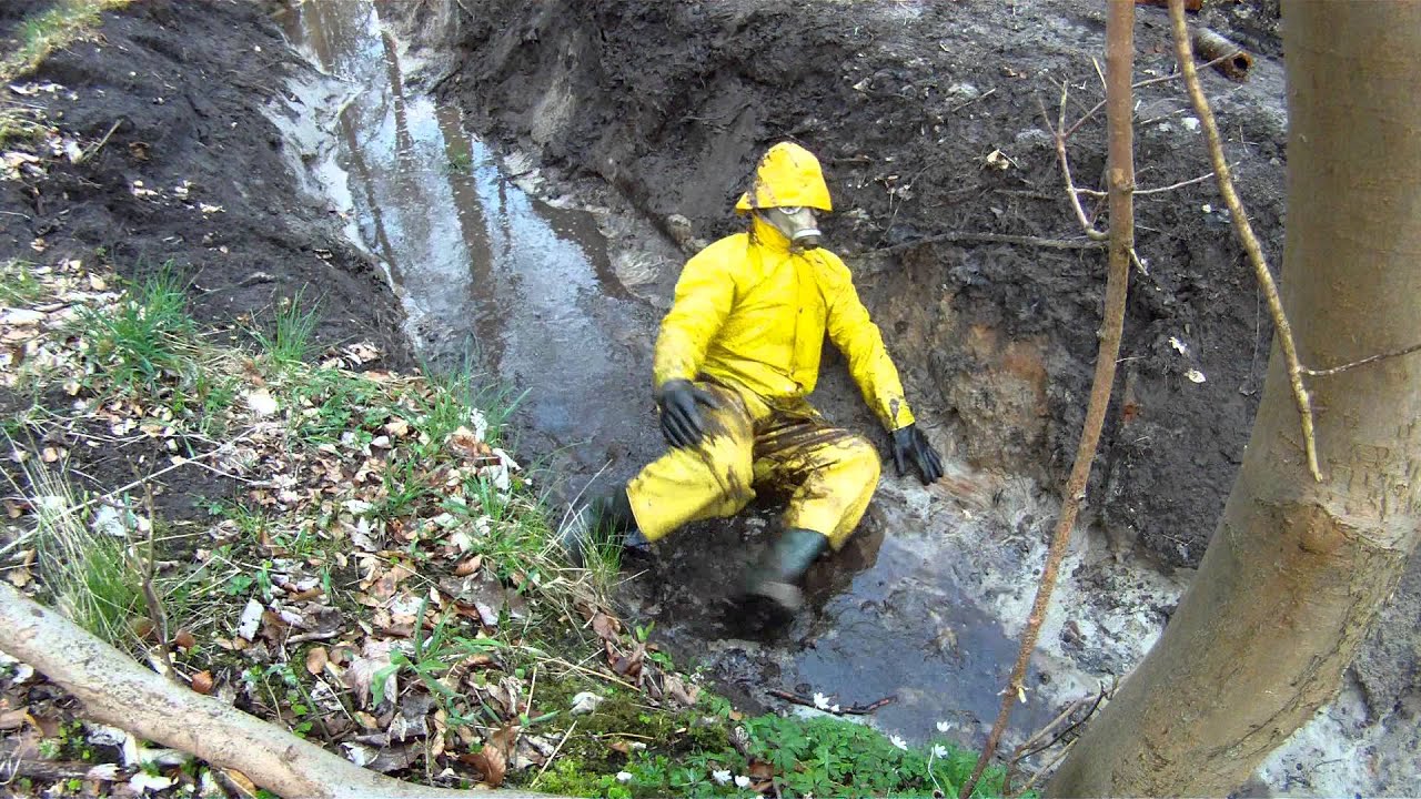 Cleaning the ditch - YouTube