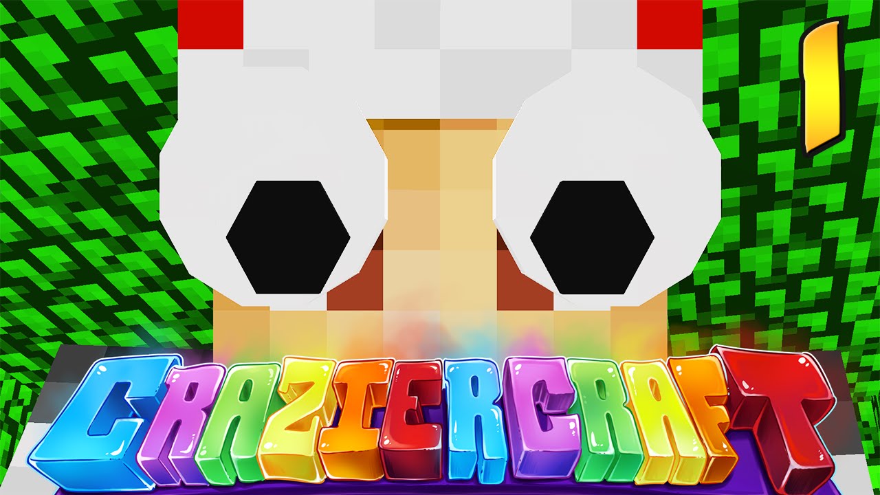 Minecraft Crazier Craft #1 "WTF IS POOP PARTY!?" - YouTube