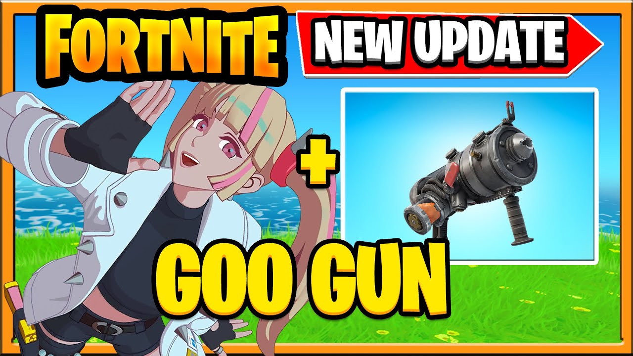 Fortnite Goo Gun Weapon Season 4 New Fortnite Update Season 4 - YouTube