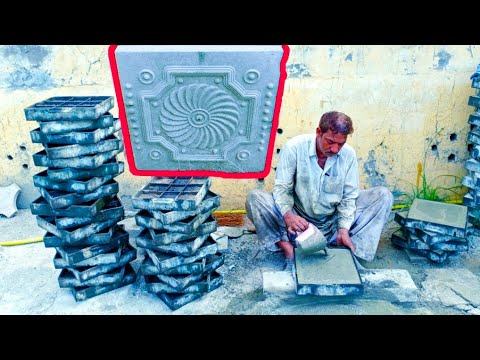 Amazing Process of Cement Ceiling Tiles | New Design Cement Tiles ...