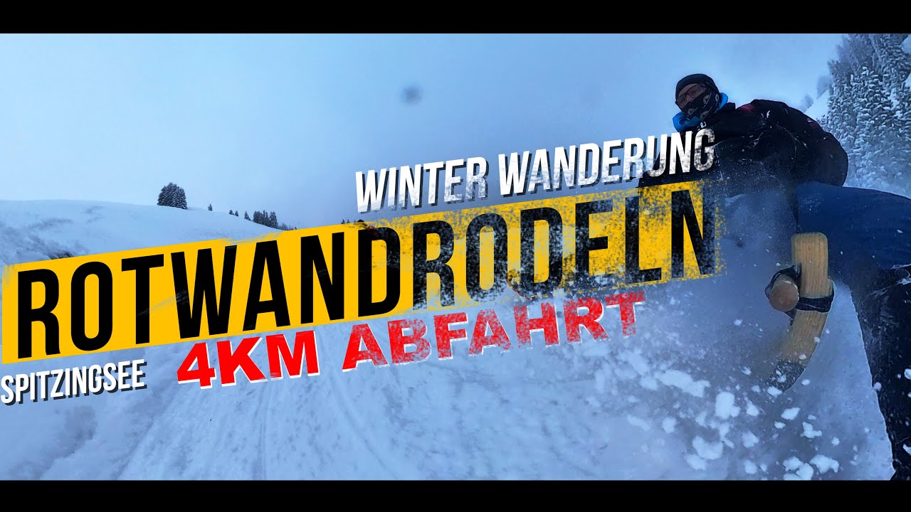 Rodeln Spitzingsee 2023 🛷🏔️ ️🌨️ mit dem Rodel zur Rotwand & 4km ...