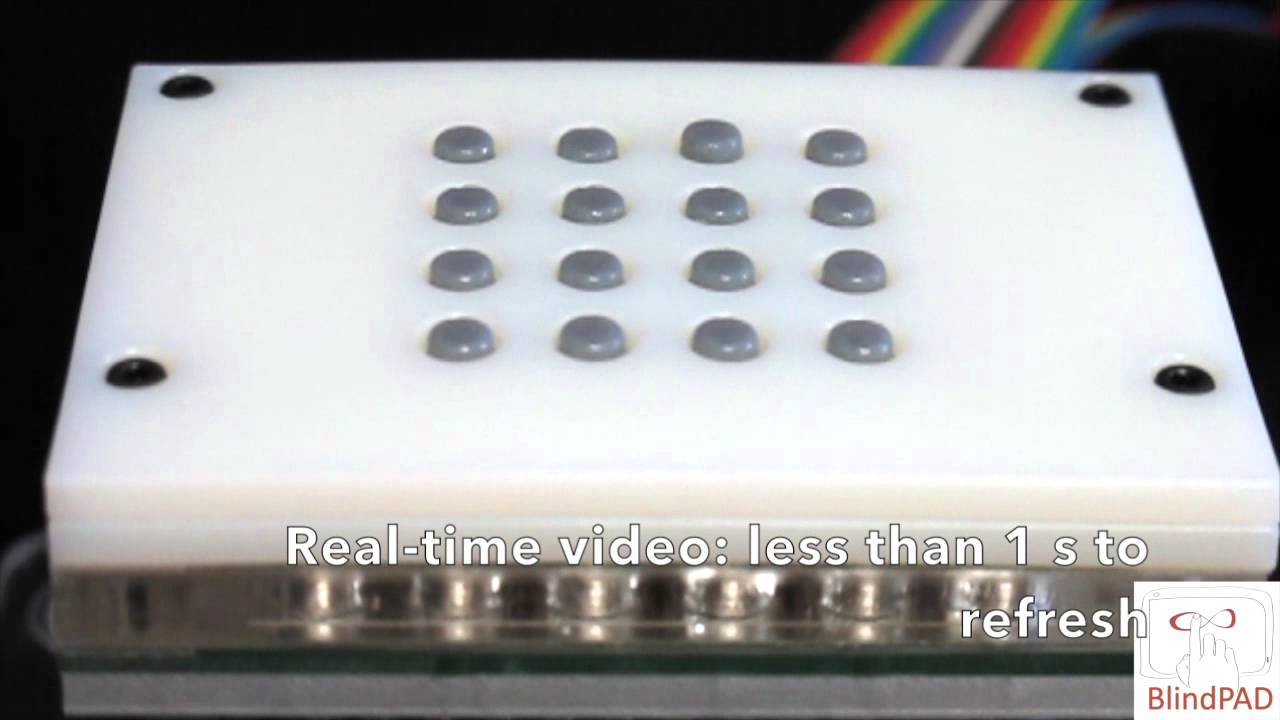 BlindPAD16 taxel Haptic Display based on Electromagnetic actuation ...