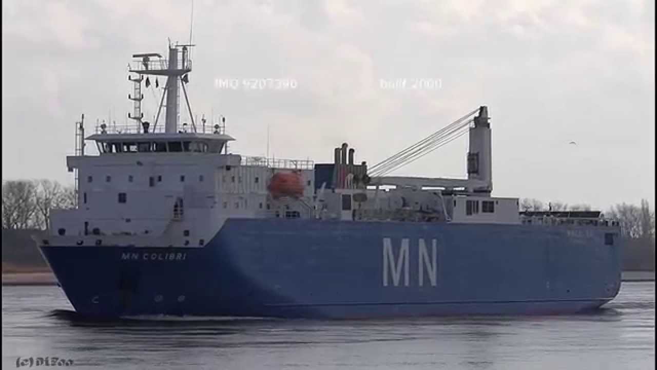 MN COLIBRI - Shipspotting Germany 🇩🇪 IMO 9207390 - River Elbe near City ...